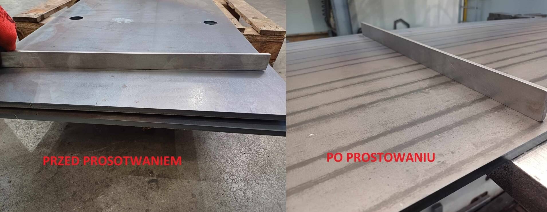 Prostowanie blach cienkich i grubych | USM Czernikowo